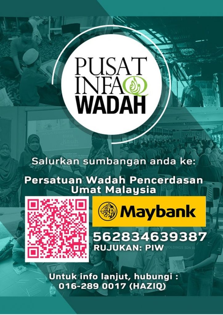 Sumbangan - Persatuan Wadah Pencerdasan Umat Malaysia (WADAH)